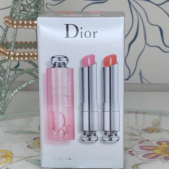 Dior | Makeup | Nwt Dior Addict Lip Glow Reviving Lip Balm Duo 0 Pink ...